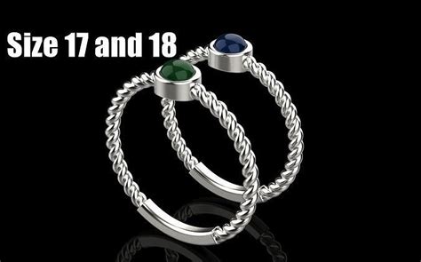Braided Cabochon Ring Model 344 3d Model 3d Printable Cgtrader