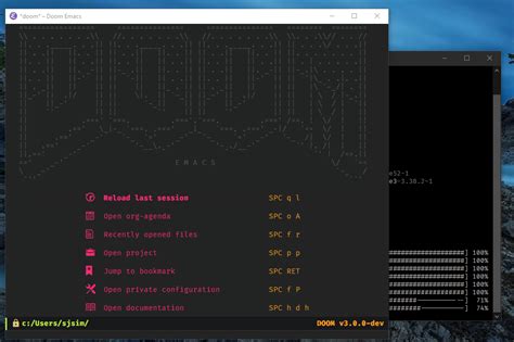 I Got Doom Emacs Working In Windows Using Msys2sort Of Rdoomemacs