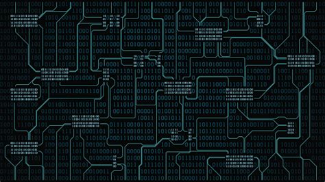 이진 코드 컴퓨터 디지털 기술 배경 잘 조직 된 레이어 추상적인 미래 전자 회로 기판 가상현실에 대한 스톡 벡터 아트 및 기타 이미지 가상현실 가상현실 시뮬레이터
