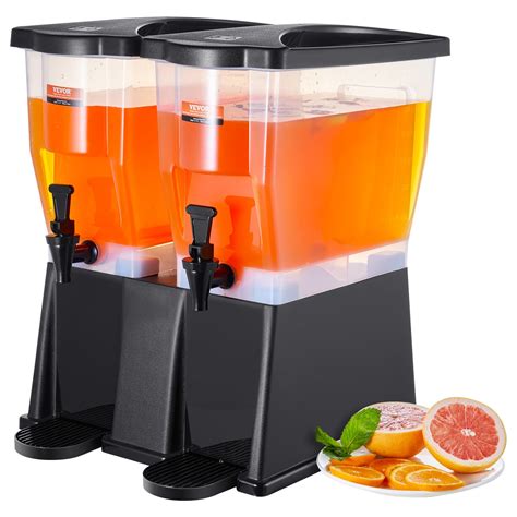 Vevor Beverage Dispenser 3 Gallon X 2 Drink Dispensers For Parties