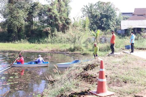 เทศบาลตำบลนาอาน โครงการกำจัดวัชพืชแหล่งน้ำ ประจำปีงบประมาณ 2566