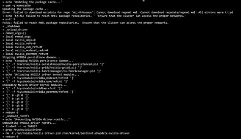GPU Driver Pod Cannot Start With Driver Rhel Issue NVIDIA Gpu Operator