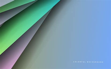 Premium Vector Abstract Overlap Layer Papercut Colorful Background