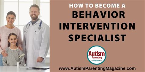 How To Become A Behavior Intervention Specialist