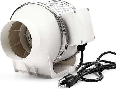 Voltset 4 Inch Inline Exhaust Fan 280 Cfm High Efficiency Air Fan For Duct Vent Bathroom Voltset 4 Inch Inline Exhaust Fan 280 Cfm High Efficiency Air Fan For Duct Vent Bathroom