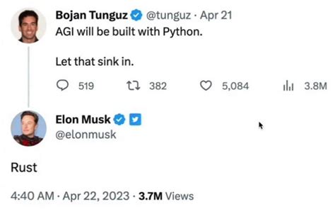 George Floros On Linkedin Why Did Elon Musk Say That Rust Is The
