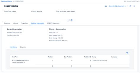 browse and explore catalog objects with the database objects app sap