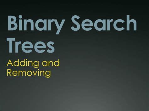 Ppt Binary Search Trees Powerpoint Presentation Free Download Id2602099