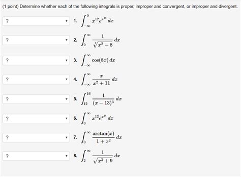 solved determine whether each of the following integrals is