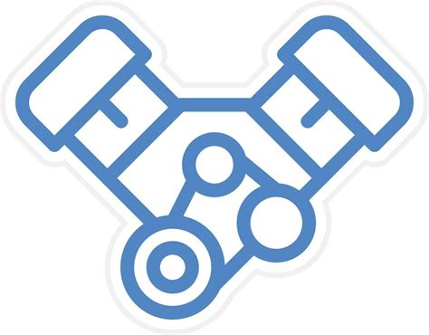 Engine Vector Icon Style 23312676 Vector Art At Vecteezy