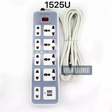 Heavy Duty Extension Cord With Multiple Universal Socket And 2 Usb Port Outlets Charger Shopee
