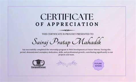 Internship Webdevelopment Frontenddevelopment Learningjourney Sairaj Mahadik