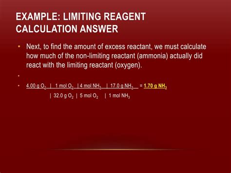 PPT Limiting Reagent PowerPoint Presentation Free Download ID 2567970