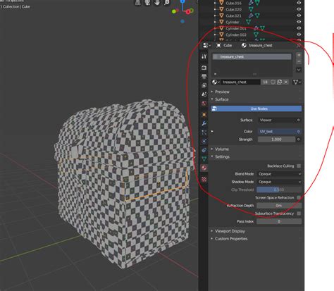 UV Test Is Not Displaying Properly CG Cookie