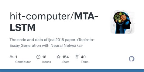 Github Hit Computermta Lstm The Code And Data Of Ijcai2018 Paper