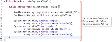 Java 8 Interfaz Funcional Predicate
