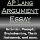 AP Language And Composition Argument Essay By Lit Monster TpT