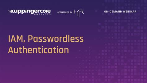 On Demand Webinar Making Passwordless Authentication A Reality