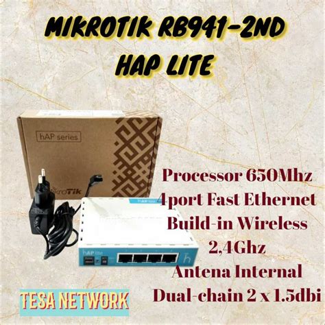 Jual Mikrotik Rb 941 2nd Hap Lite Shopee Indonesia