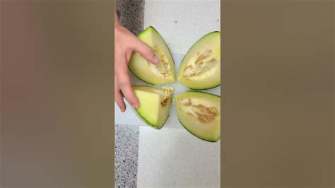 메론 자르는 방법 메론 깎는 방법 멜론 Youtube