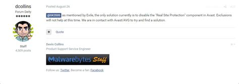 Avast Users Having Internet Issues And Malwarebytes Conflicts After Upgrade