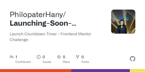 GitHub PhilopaterHany Launching Soon Template Launch Countdown Timer