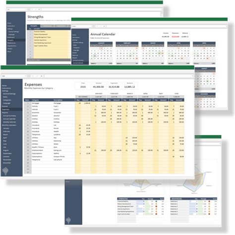 Naupa Excel Template
