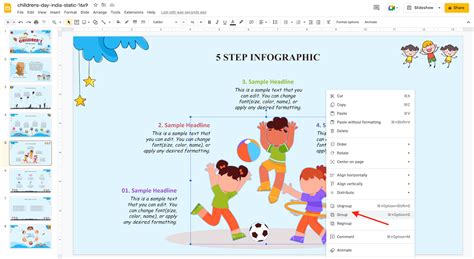 How To Group Or Ungroup Elements In Google Slides