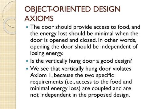 Ppt The Object Oriented Design Process And Design Axioms Powerpoint Presentation Id 2041197