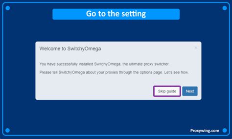 How To Configure A Proxy In Switchyomega Extension Chrome And Edge