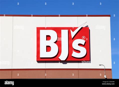 Signage For A Bjs Wholesale Club A Membership American Supermarket