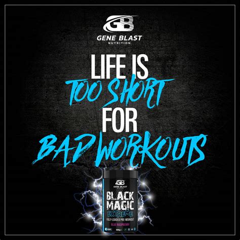 Gene Blast Black Magic Pre Workout Powder 40 Servings