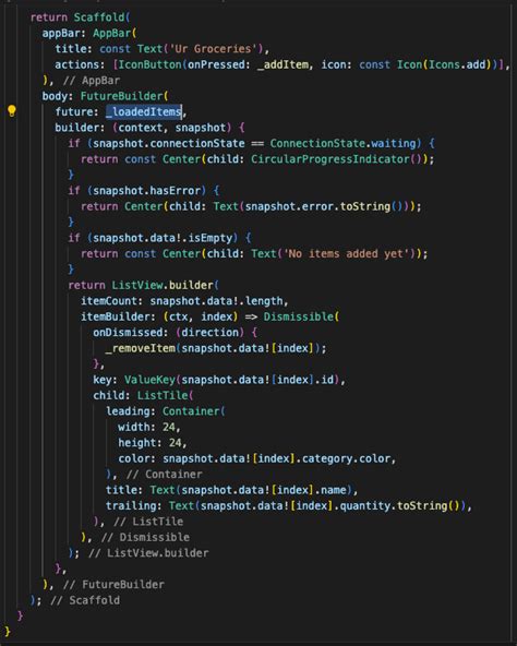 Flutter Future Widget Build