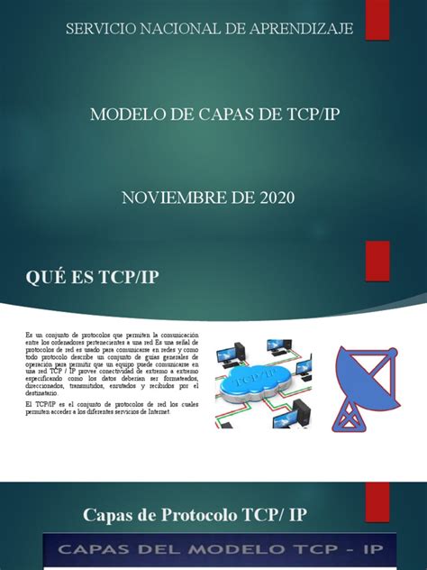 Modelo Capas Tcp Ip Pdf Protocolos De Internet Red De
