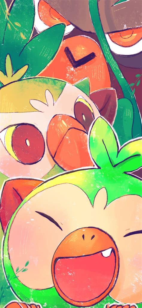 Grookey Rillaboom And Thwackey Pokemon Drawn By Bekobako Danbooru
