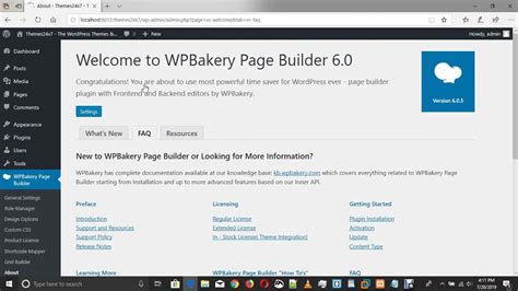 Installtion Wpbakery Page Builder Wordpress Plugin Youtube