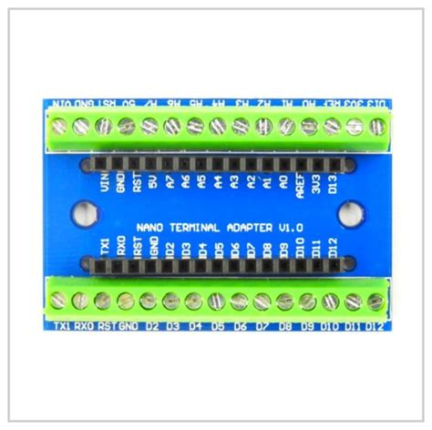 Arduino Nano Terminal Adapter Expansion Board Nano Io Shield Terminal Arduino Nano Terminal Adapter Expansion Board Nano Io Shield Terminal