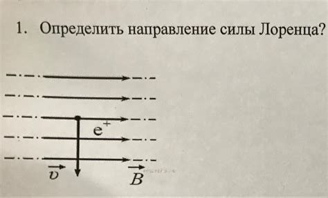 Помогите с задачей по физике Определите направление силы Лоренца Школьные Знания Com