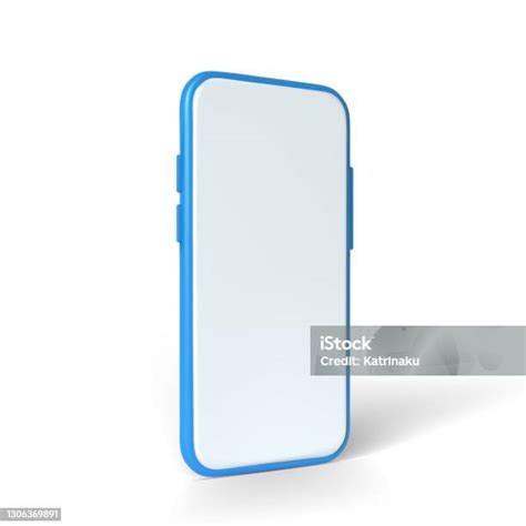 3d 사실 모성 스마트 폰 빈 화면 전면 보기 흰색 배경에 격리 벡터 일러스트 0명에 대한 스톡 벡터 아트 및 기타 이미지 0명 3차원 형태 개념 Istock