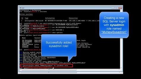 Metasploit Module Tutorial Microsoft Sql Server Local Authorization