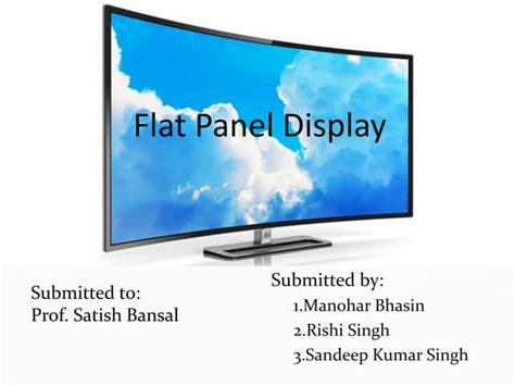 Flat Panel Display Pptx