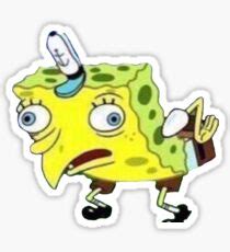 Spongebob Meme Stickers Redbubble