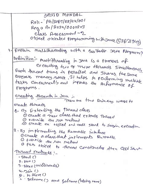 Java Class Assignments 2 Pdf