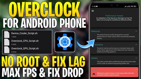 Overclock Android No Root Get Max FPS Max Performance For Gaming No Root Fix FPS