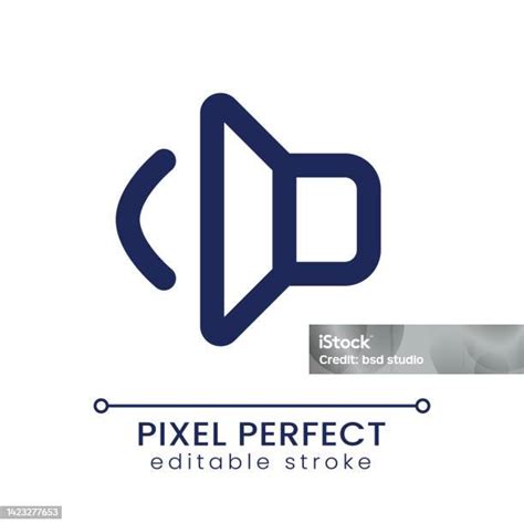 볼륨 픽셀 완벽한 선형 Ui 아이콘 그래픽 사용자 인터페이스에 대한 스톡 벡터 아트 및 기타 이미지 그래픽 사용자 인터페이스