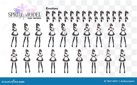 Sprite Full Length Character For Game Visual Novel Anime Manga Girl Sprite Full Length Character For Game Visual Novel Anime Manga Girl