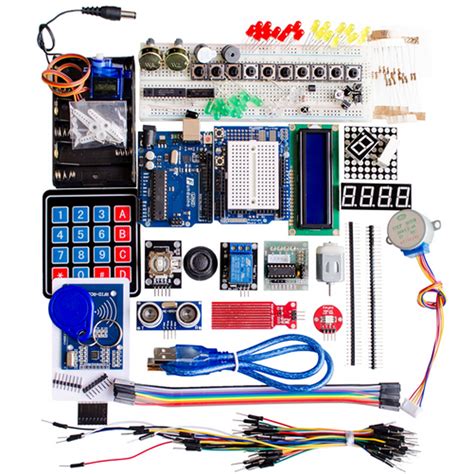Starter Kit For Arduino Uno R Uno R Breadboard And Holder Step Motor Servo LCD