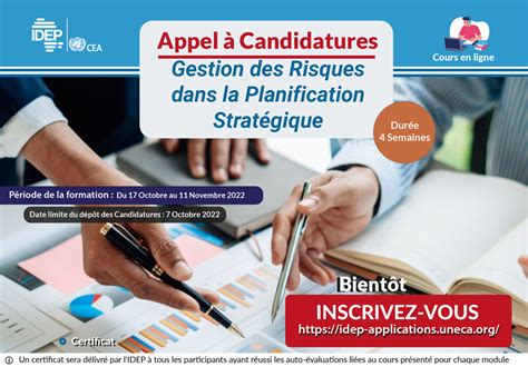 Gestion Des Risques Dans La Planification Strategique Idep