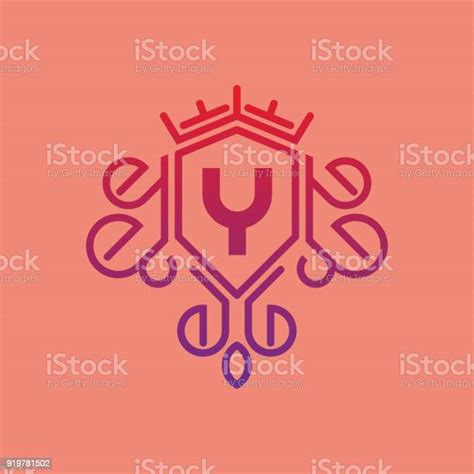 로얄 쉴드 초기 편지 Y 벡터 디자인 골동품에 대한 스톡 벡터 아트 및 기타 이미지 골동품 국왕 꽃 식물 Istock