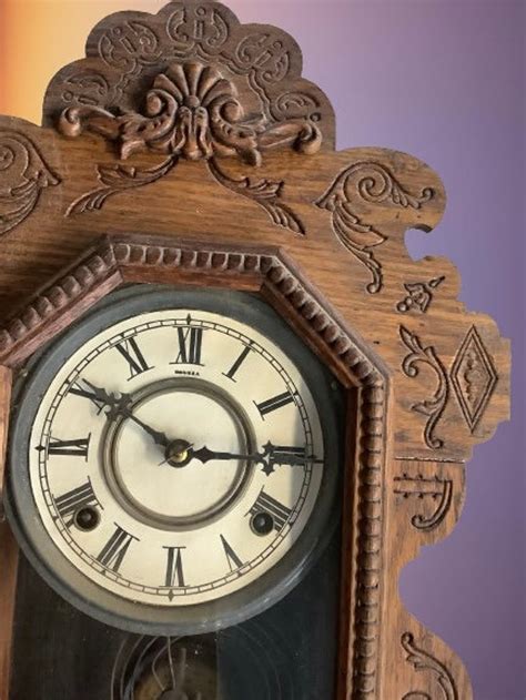Antique Gingerbread Clock Etsy